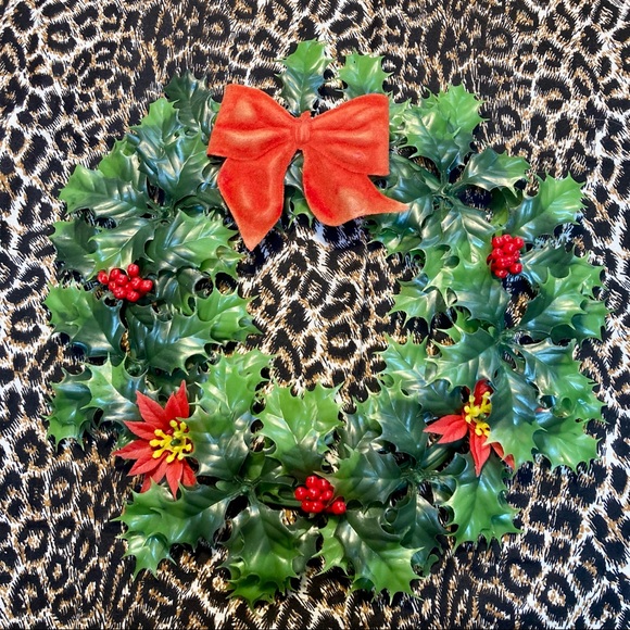 Vintage | Holiday | Vintage Plastic Wreath | Poshmark